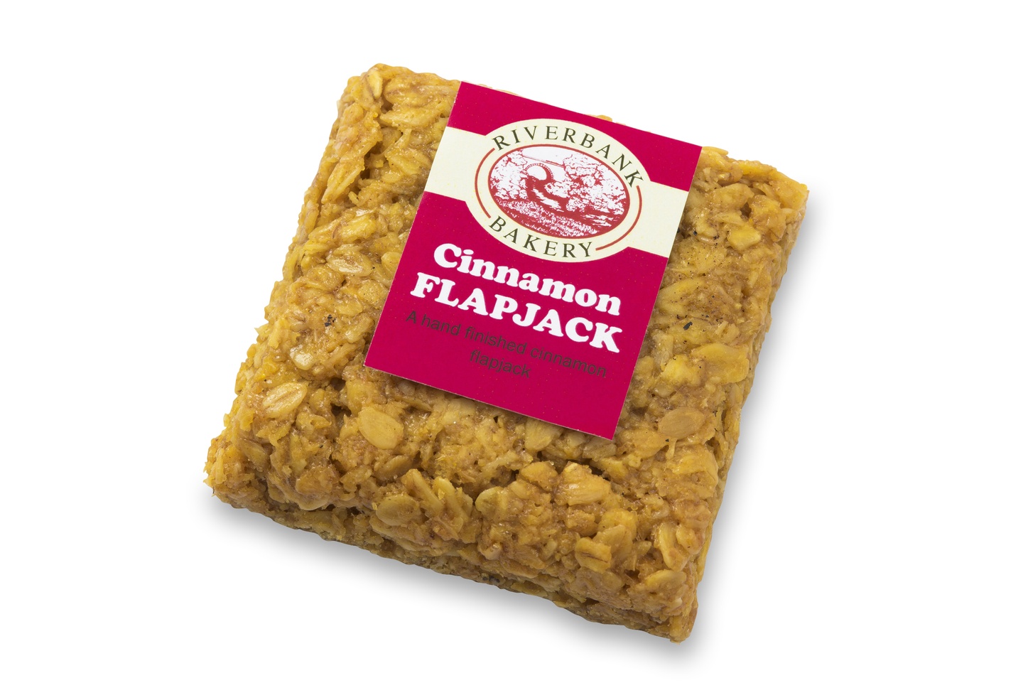 Cinnamon flapjacks, hand-made in Norfolk -- Riverbank Bakery